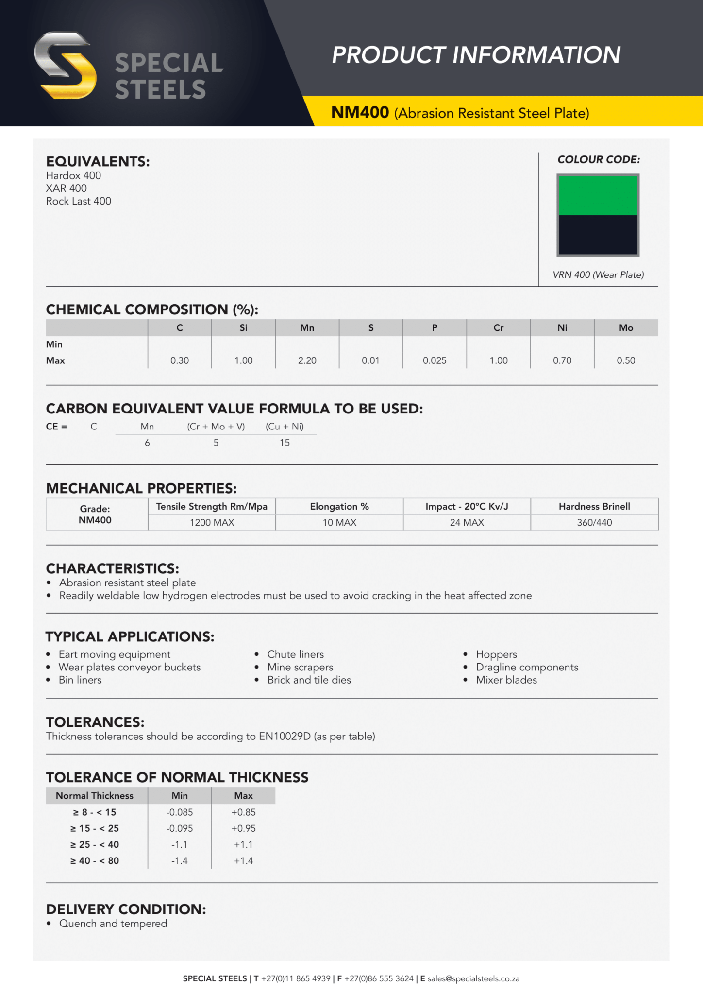 Plate - specialsteels.co.za